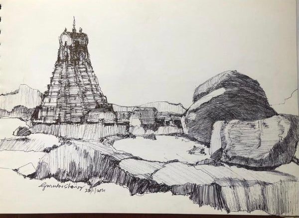 Hampi Series - Sketches – iArt